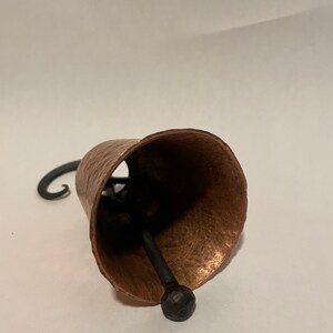 Hand Made Copper Dinner Bell, Hand Forged, Holiday, Rustic, Home Decor ...