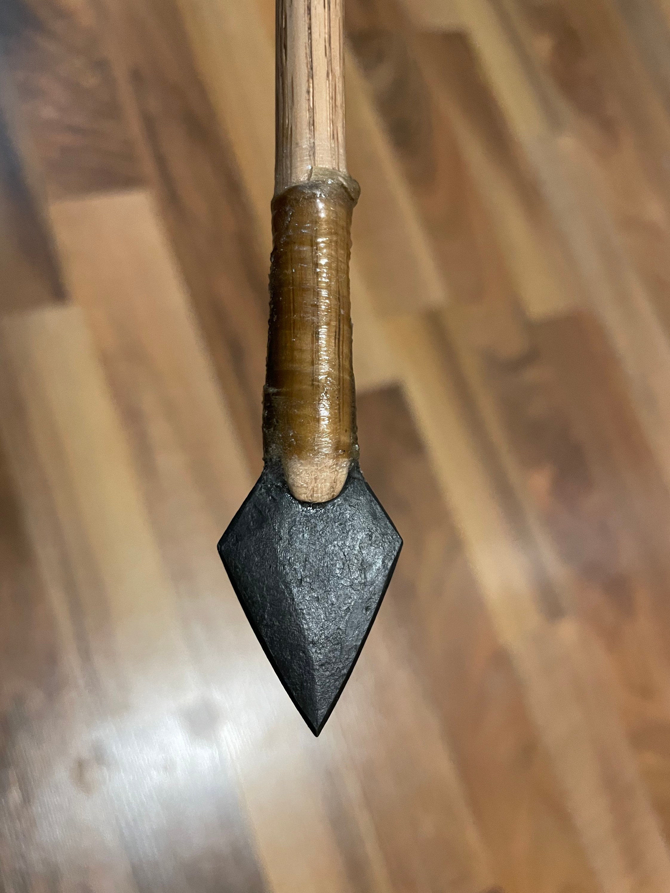 Traditional Medieval European Archers Arrow With Hand Forged Steel Tip ...