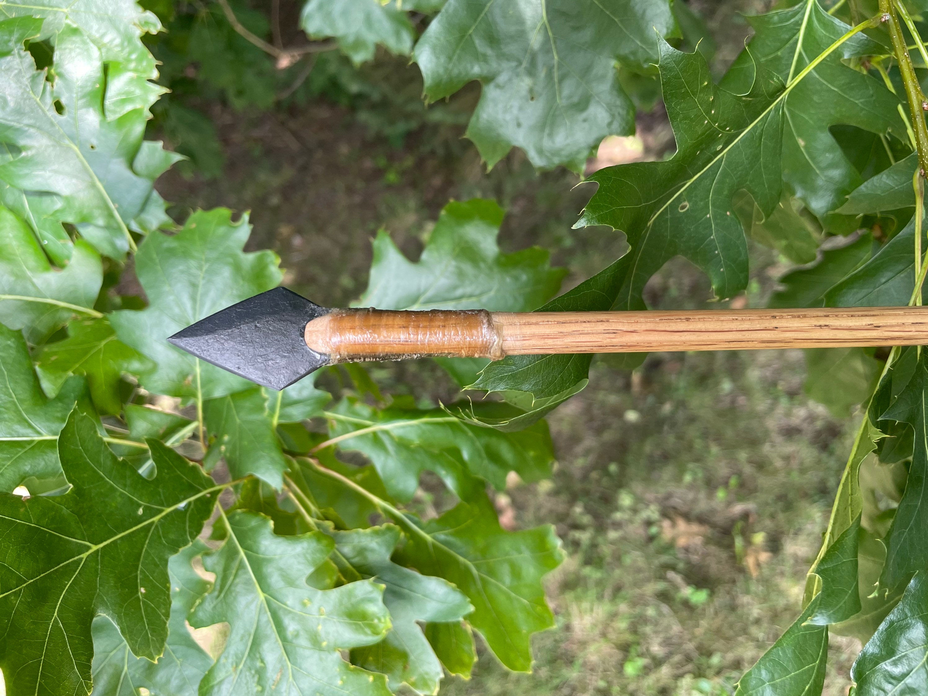 Traditional Medieval European Archer’s Arrow With Hand Forged Steel Tip ...