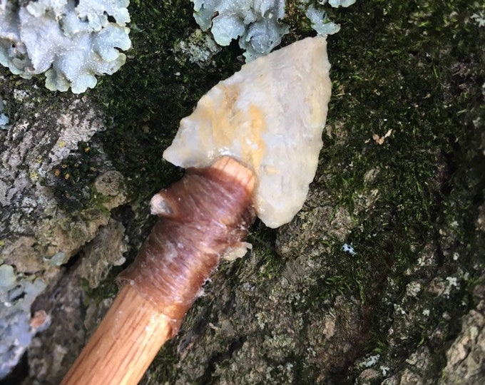 Handmade Native American Style Replica Flint Arrowhead Beginner Hunter ...
