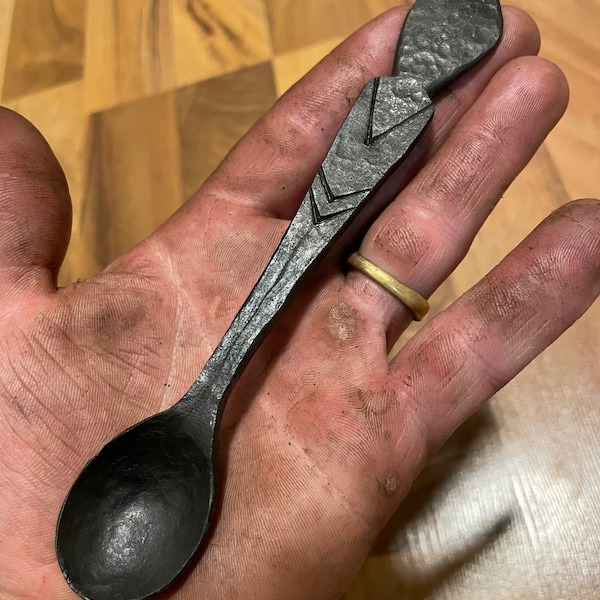 Hand Forged Spoon - Etsy