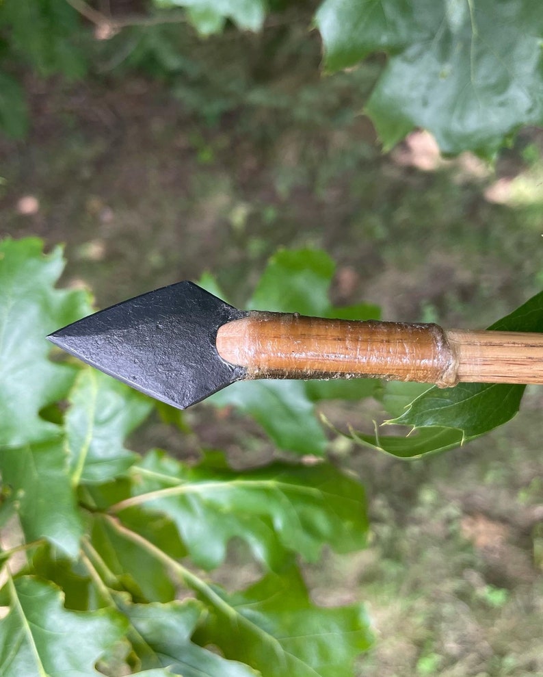 Traditional Medieval European Archer’s Arrow With Hand Forged Steel Tip ...