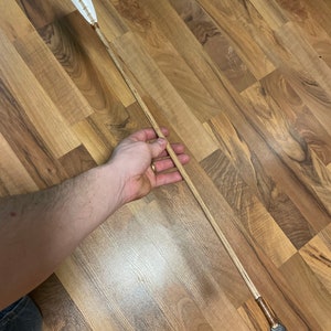 Traditional Medieval European Archer’s Arrow, Hand Forged Steel Tip ...