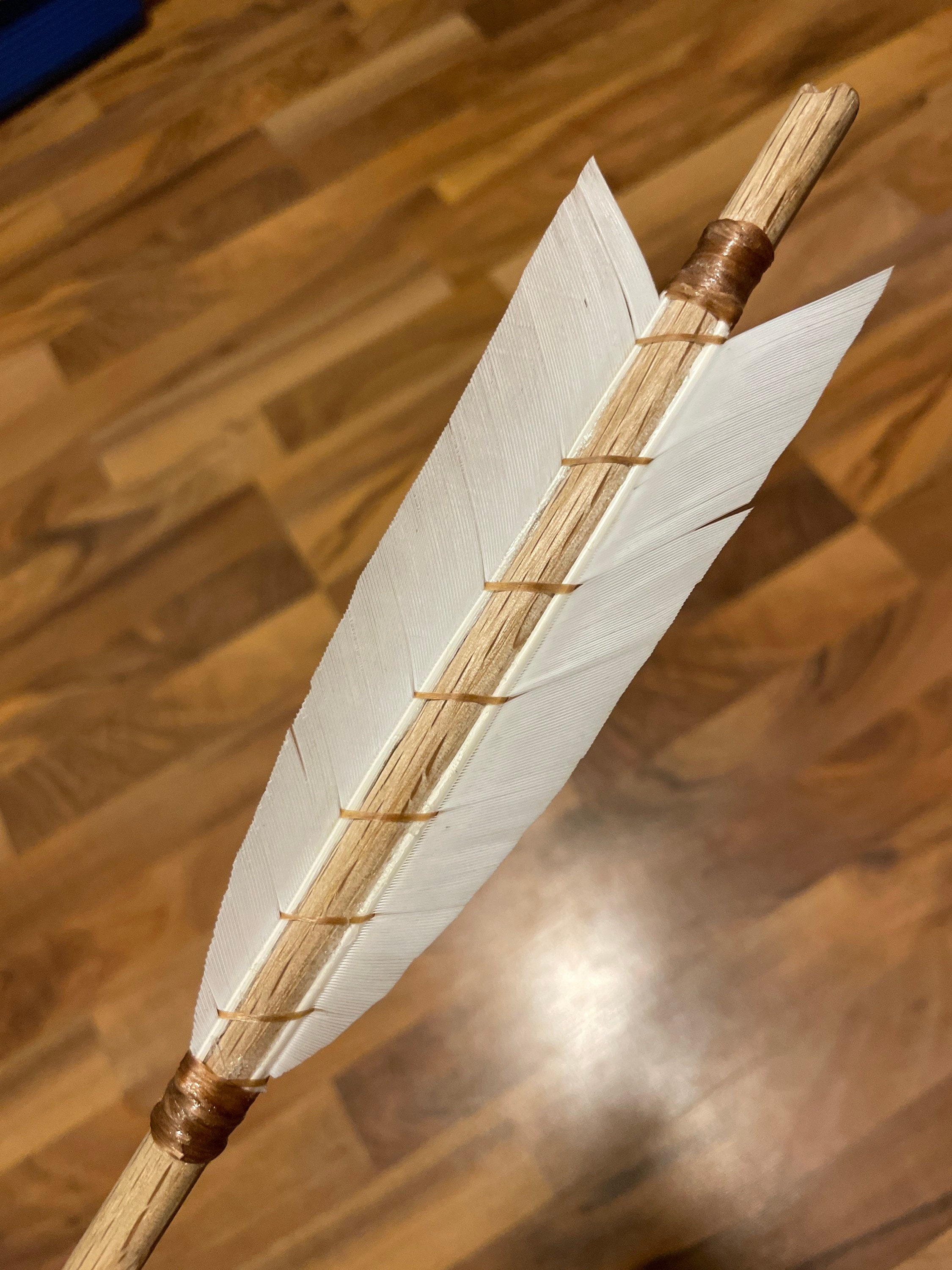 Traditional Medieval European Archers Arrow, Hand Forged Steel Tip ...