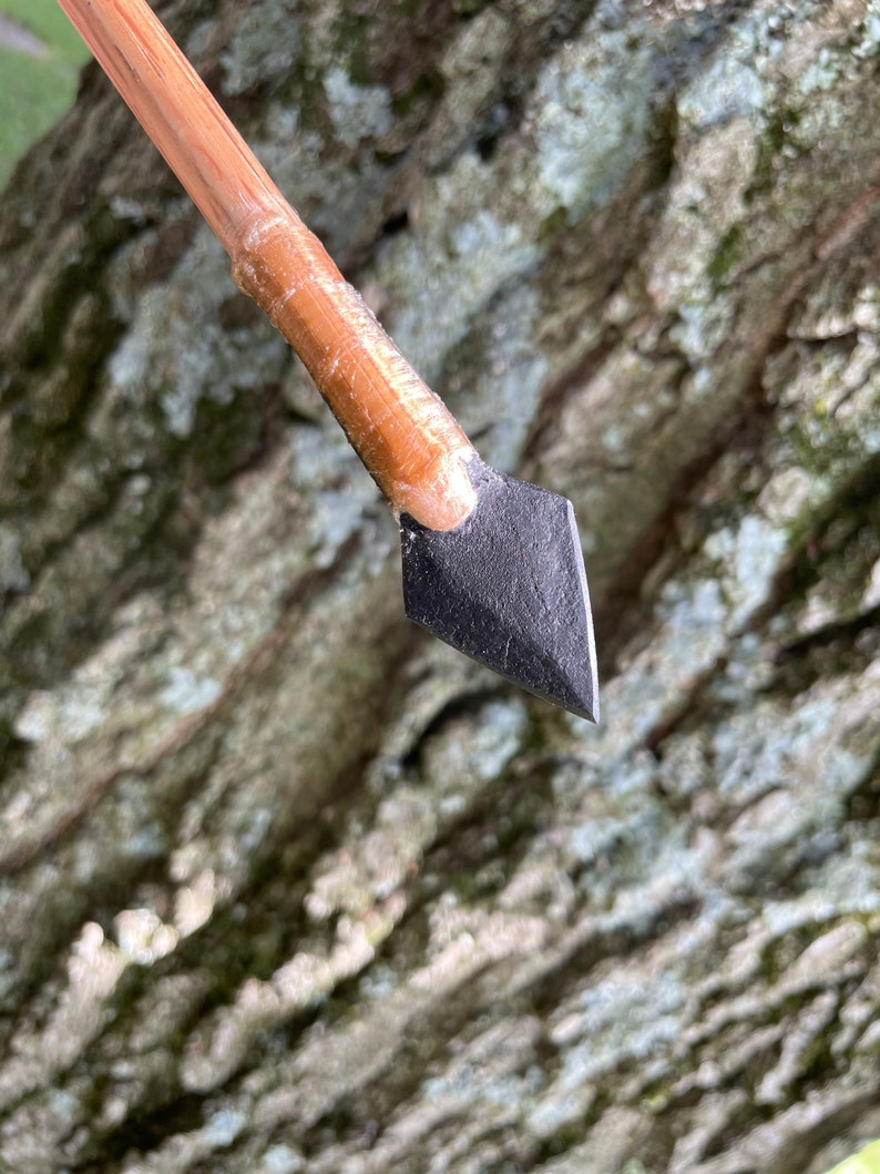 Traditional Medieval European Archers Arrow, Hand Forged Steel Tip ...