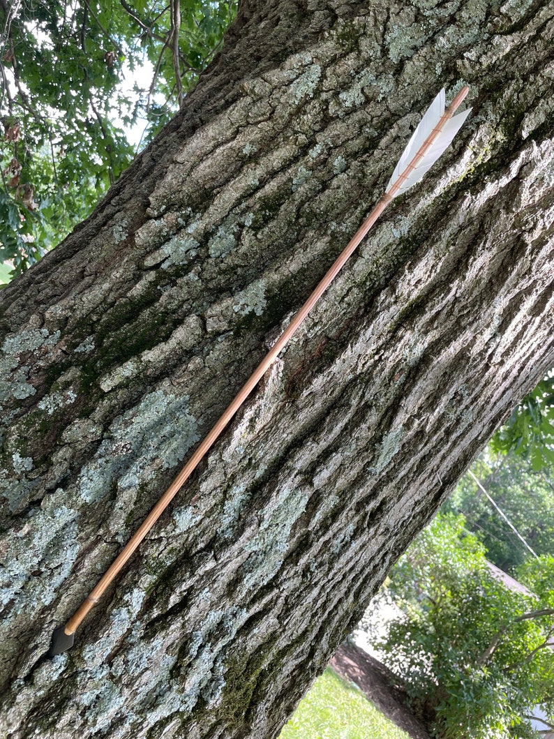 Traditional Medieval European Archers Arrow, Hand Forged Steel Tip ...