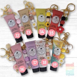 Goat Milk Hand Cream Keychain Gift | Purse Charms | Keychain Lotion ...