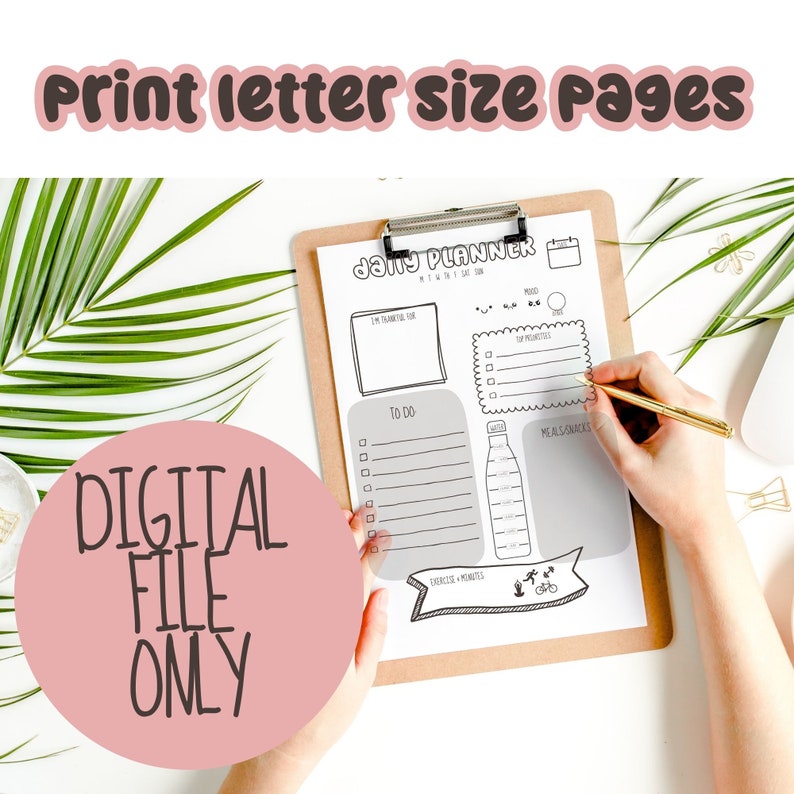 Printable Summer Vacation Bullet Journal Pages for Tweens and - Etsy