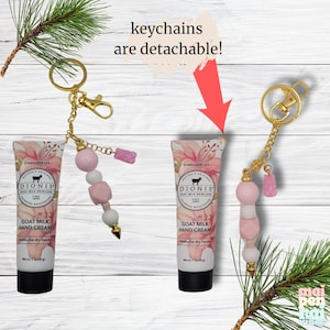 Goat Milk Hand Cream Keychain Gift | Purse Charm | Keychain Lotion ...