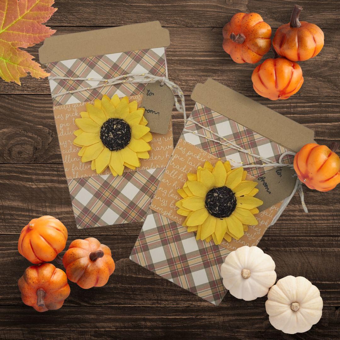 Coffee Gift Card Holder | Autumn Themed Gift Card Holder | Thanksgiving ...