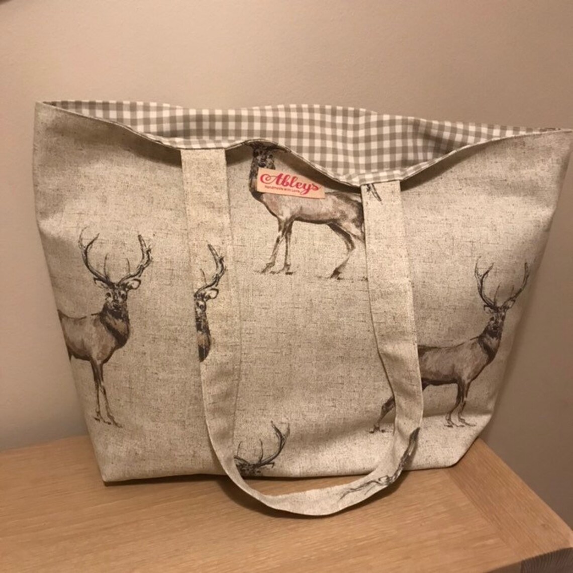 Stag Large Tote Bag Beach Bag Shopping Bag Holiday Bag - Etsy
