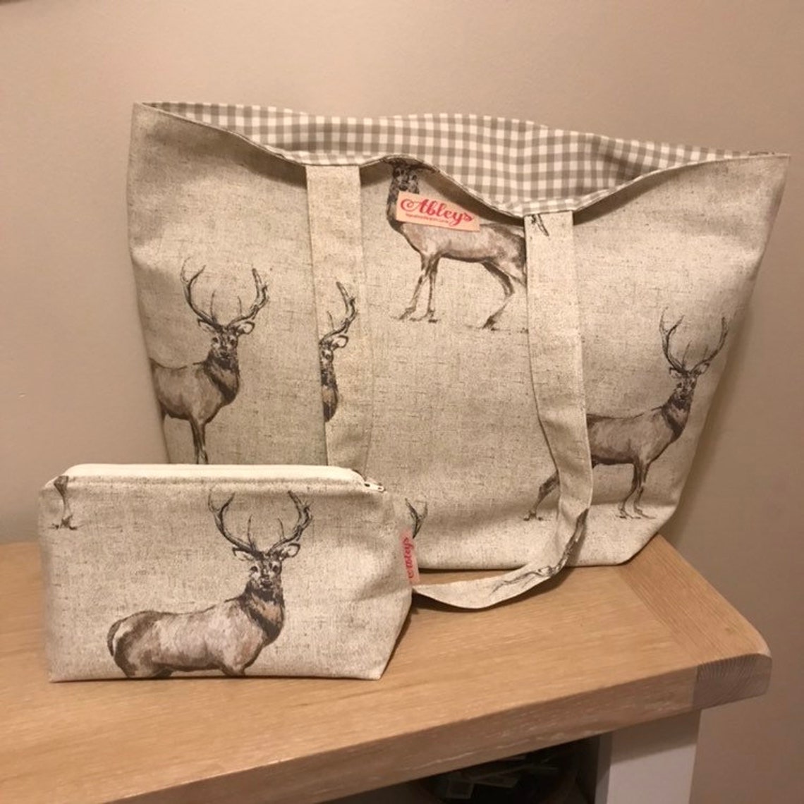 Stag Large Tote Bag Beach Bag Shopping Bag Holiday Bag - Etsy