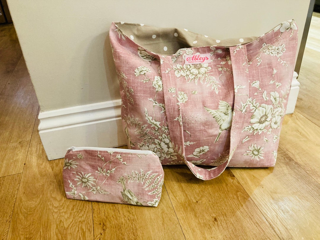 Pink Large Tote Bag, Shoulder Bag, Pretty Pinks , Beach Bags, Shopping ...