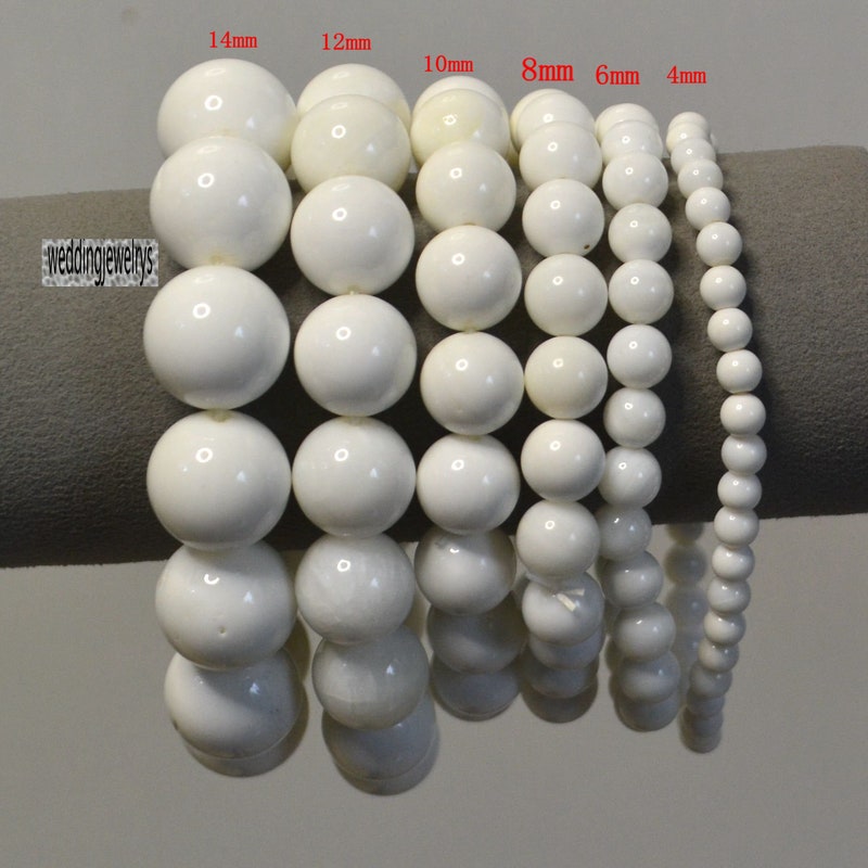 White Beads - Etsy