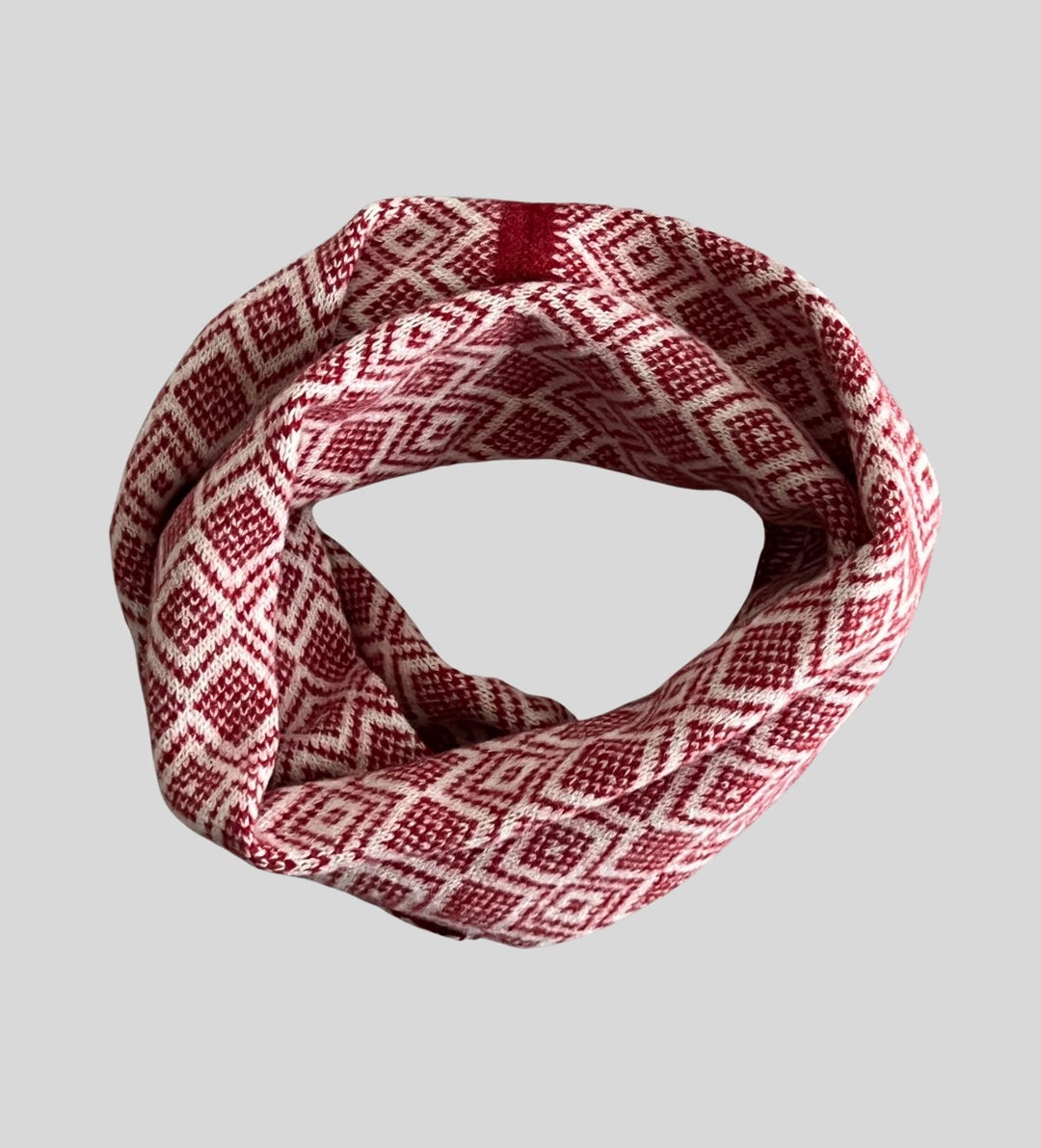 Snood Cowl Circle Scandi Scarf Soft Merino Lambswool Natural White and ...