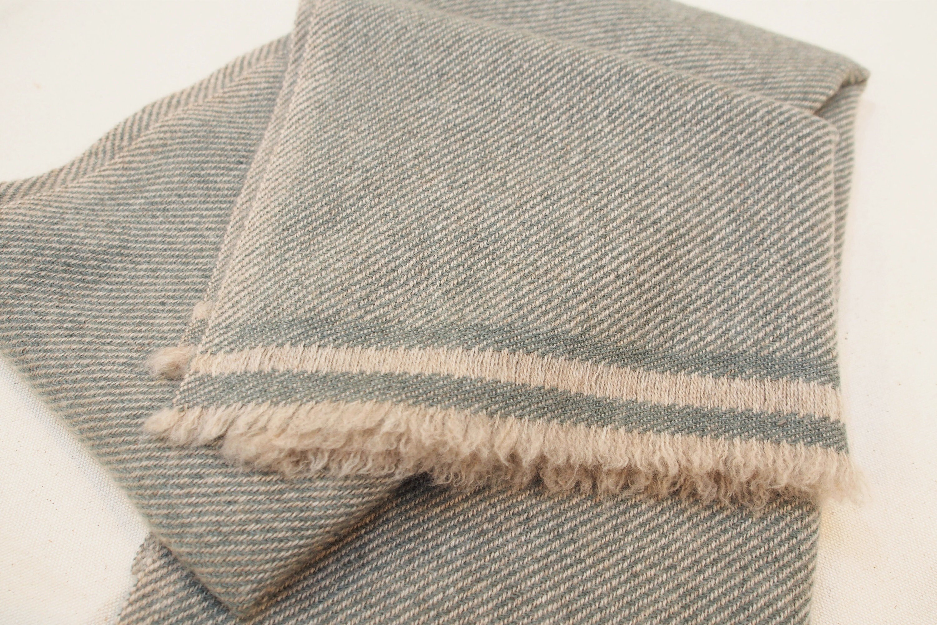 Cashmere Twill Scarf, Woven in Nepal, 100% Cashmere, Accessories ...