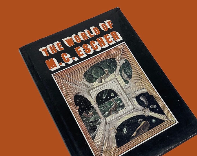 Vintage World of M.C. Escher Book Retro 1980s Harry N. Abrams + Graphic ...