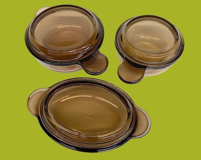 Vintage Vision Casserole Set Retro 1980s Contemporary + Grab N Go ...