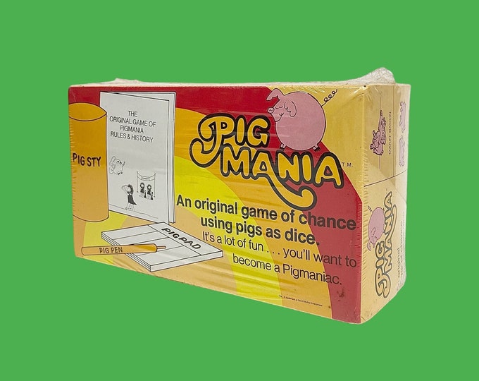 Vintage Pig Mania Game Retro 1970s Deadstock/never Opened + Recycled ...
