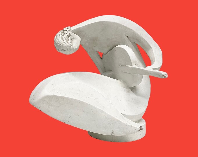 Vintage David Fisher Sculpture Retro 1980s Contemporary the Guitarist ...