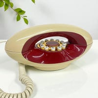 Red Hot - Hot Line - Cherry Red Trimline Rotary Dial Phone - MCM - Bell ...