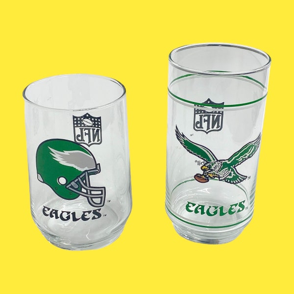 Philadelphia Sports Glass Set - Etsy