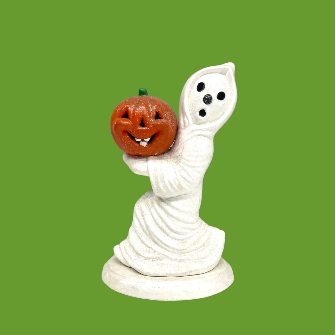 Vintage Ceramic Ghost Lamp Retro 1970s Atlantic Mold Halloween Ghost ...