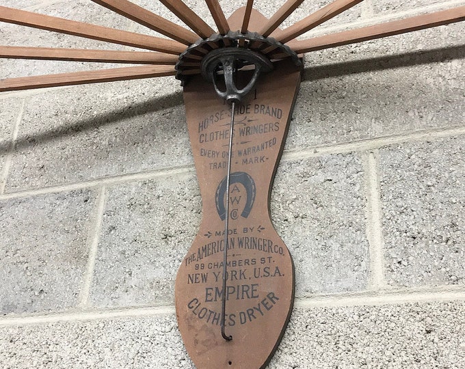 Antique Clothes Dryer Retro 1900s American Wringer Co. + Horse Shoe ...