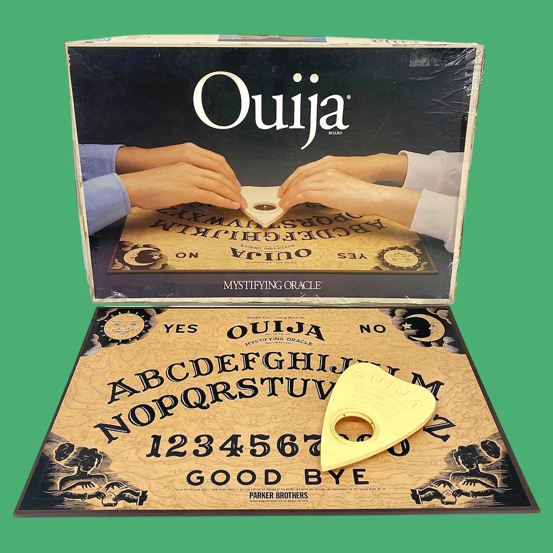 Vintage Ouija Board Game Retro 1990s Parker Brothers + Mystifying ...