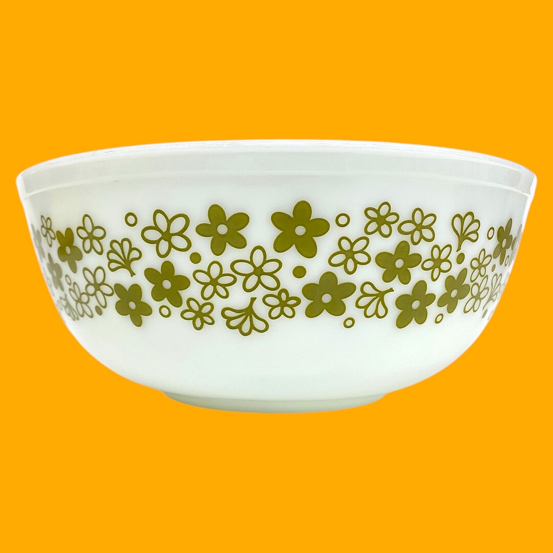 Vintage Pyrex Mixing Bowl Retro 1970s Mid Century Modern + Spring ...
