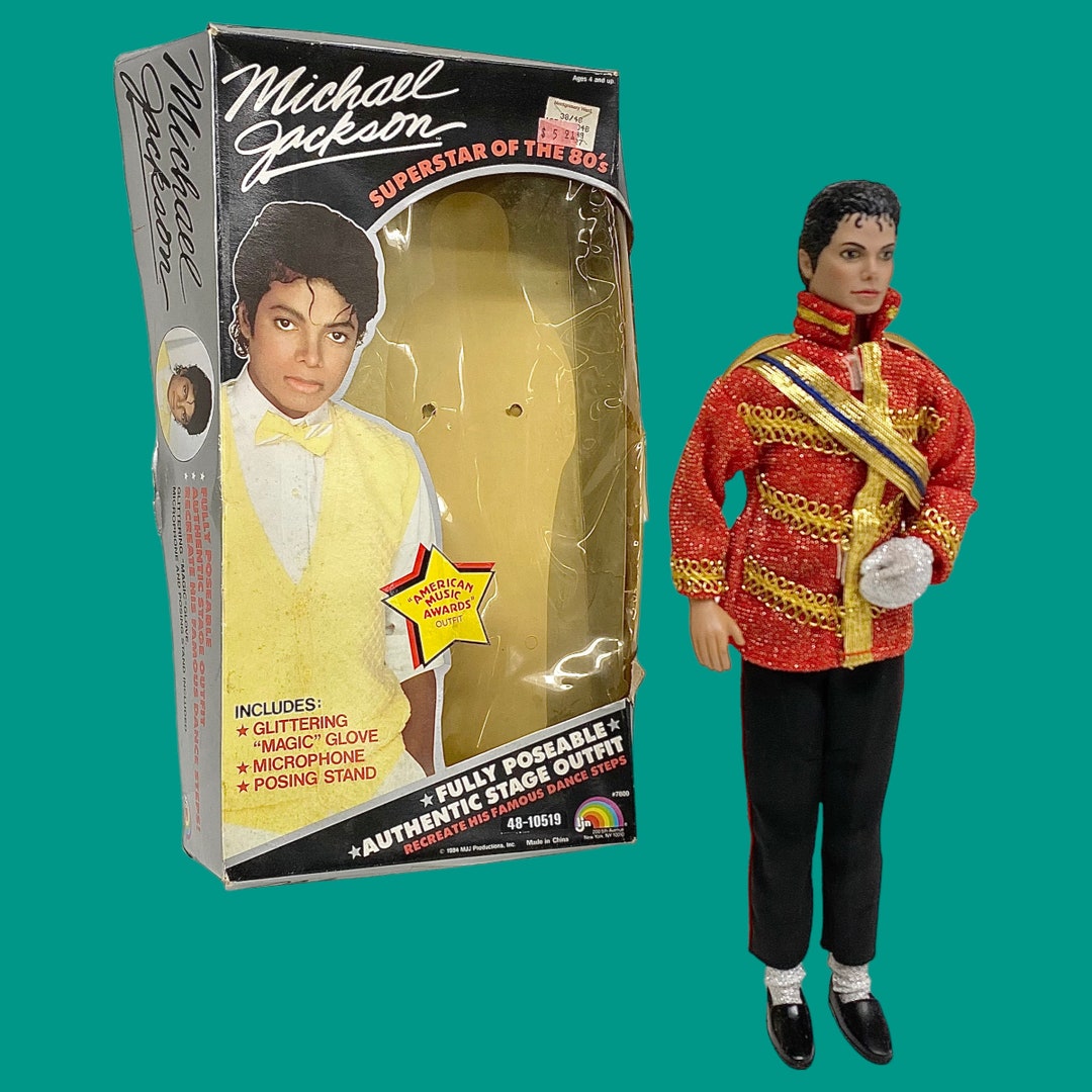 Vintage Michael Jackson Doll Retro 1980s GIFT + King of Pop + MJJ ...