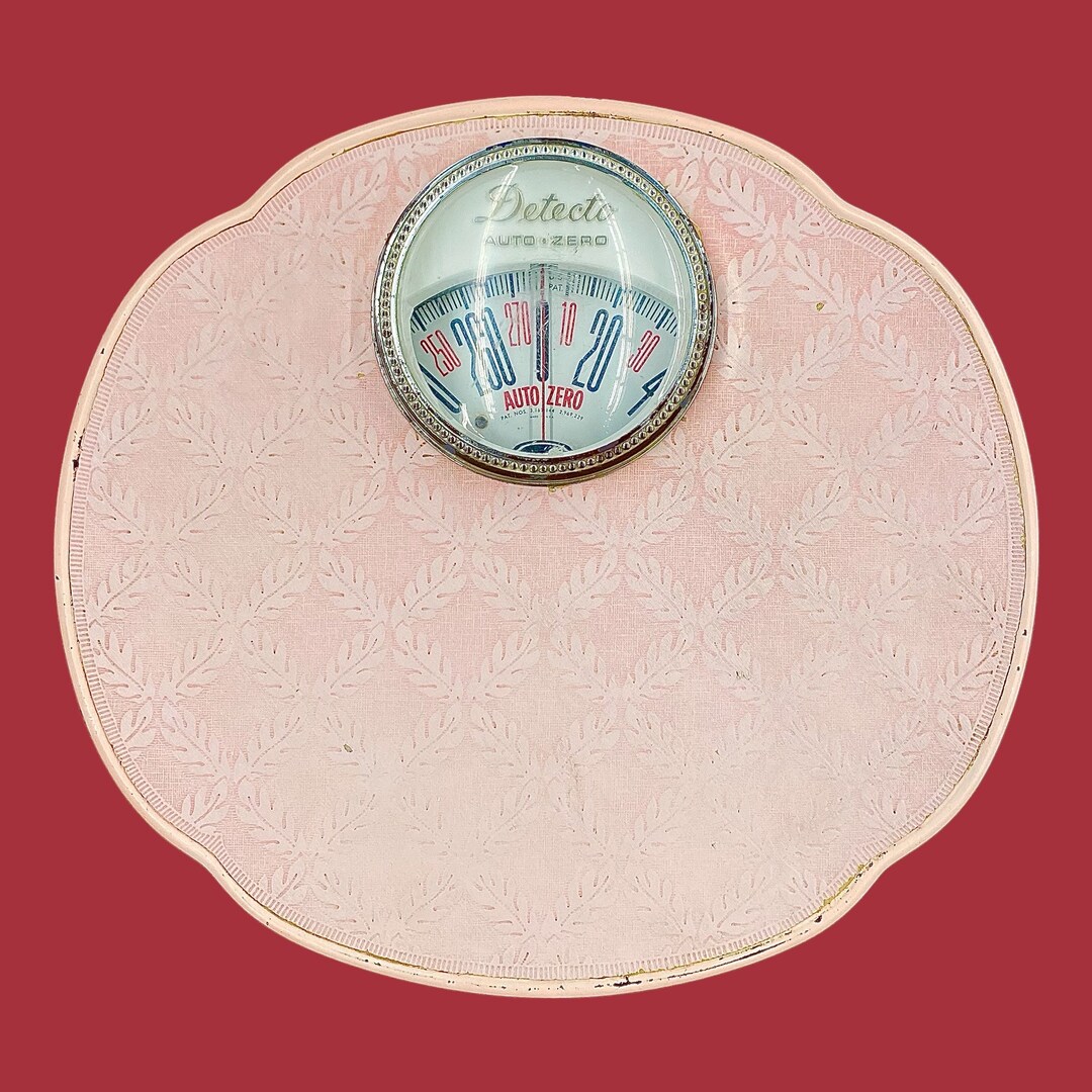 Vintage Detecto Scale Retro 1960s Mid Century Modern Metal Pink/gold ...