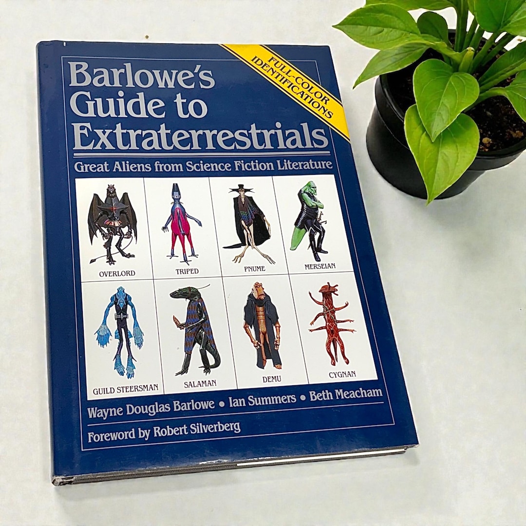 Vintage Barlowe's Guide to Extraterrestrials Book Retro 1980s Great ...
