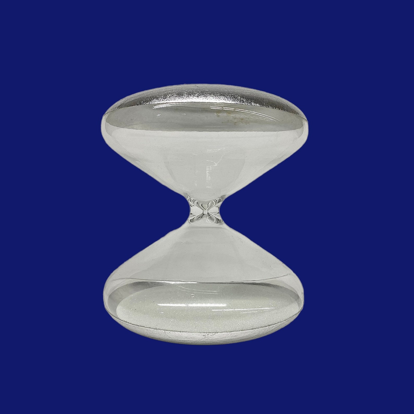 Vintage Hourglass Retro 1970s Contemporary Clear Glass - Etsy