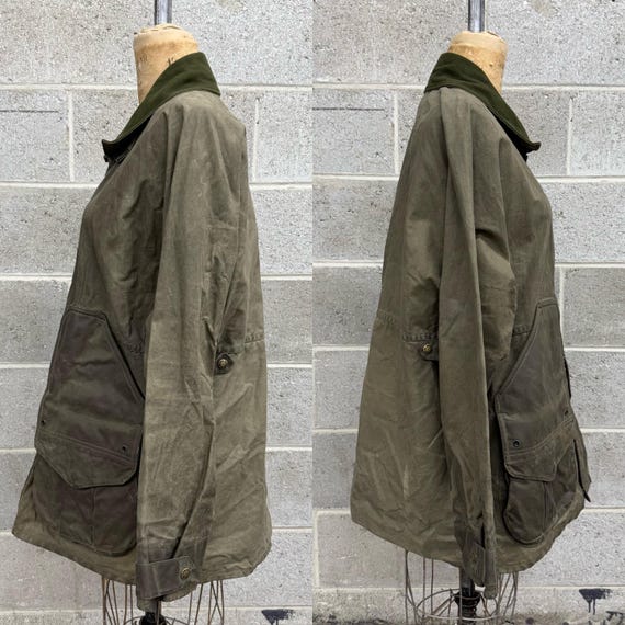 Vintage Filson Field Jacket Retro 1990s Waxed Tin Can… - Gem
