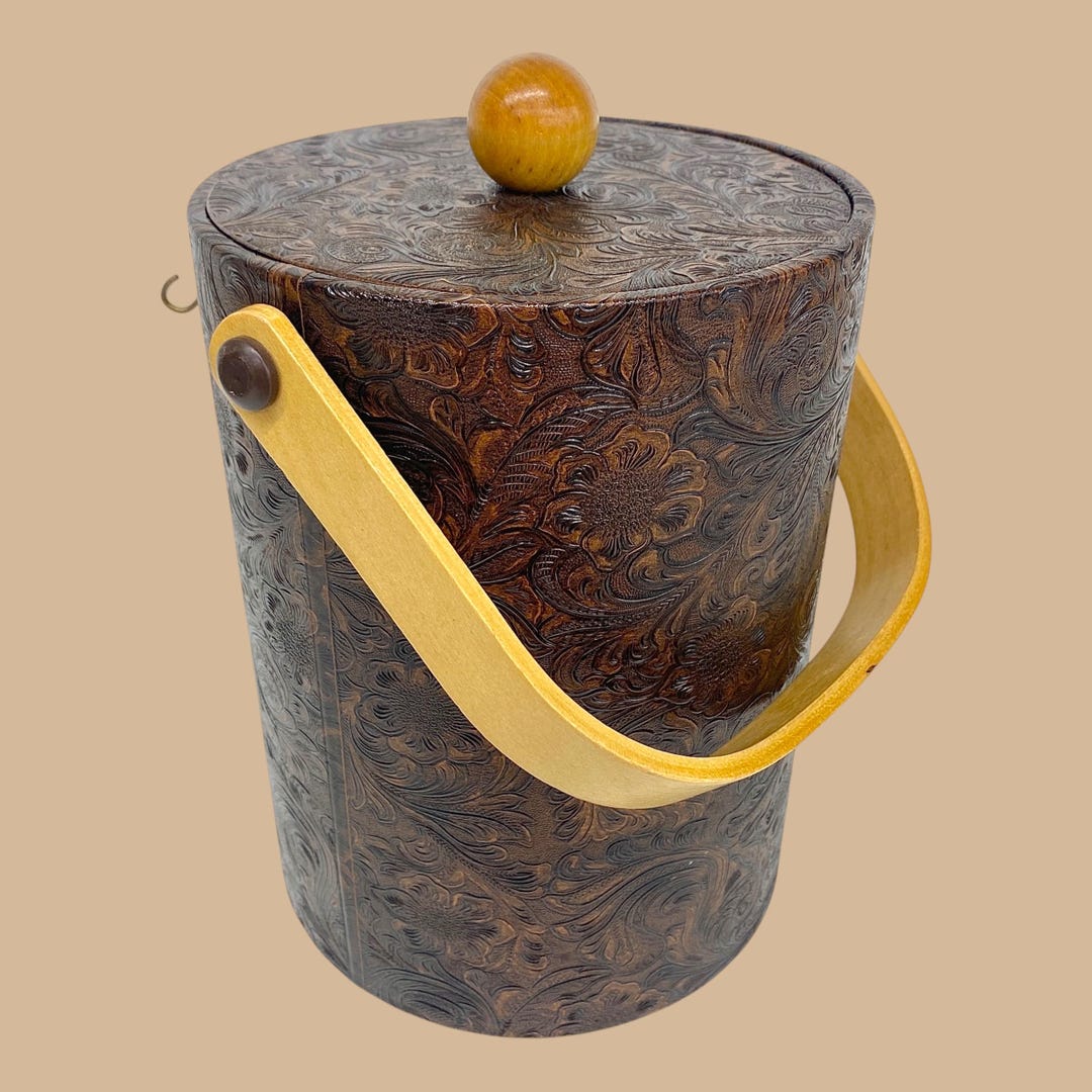 Vintage Ice Bucket Retro 1970s Mid Century Modern + Mr. Ice Bucket ...