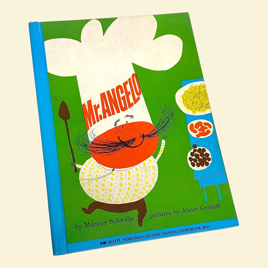 Vintage Mr. Angelo Kids Book Retro 1960s Mid Century Modern + Marjory ...