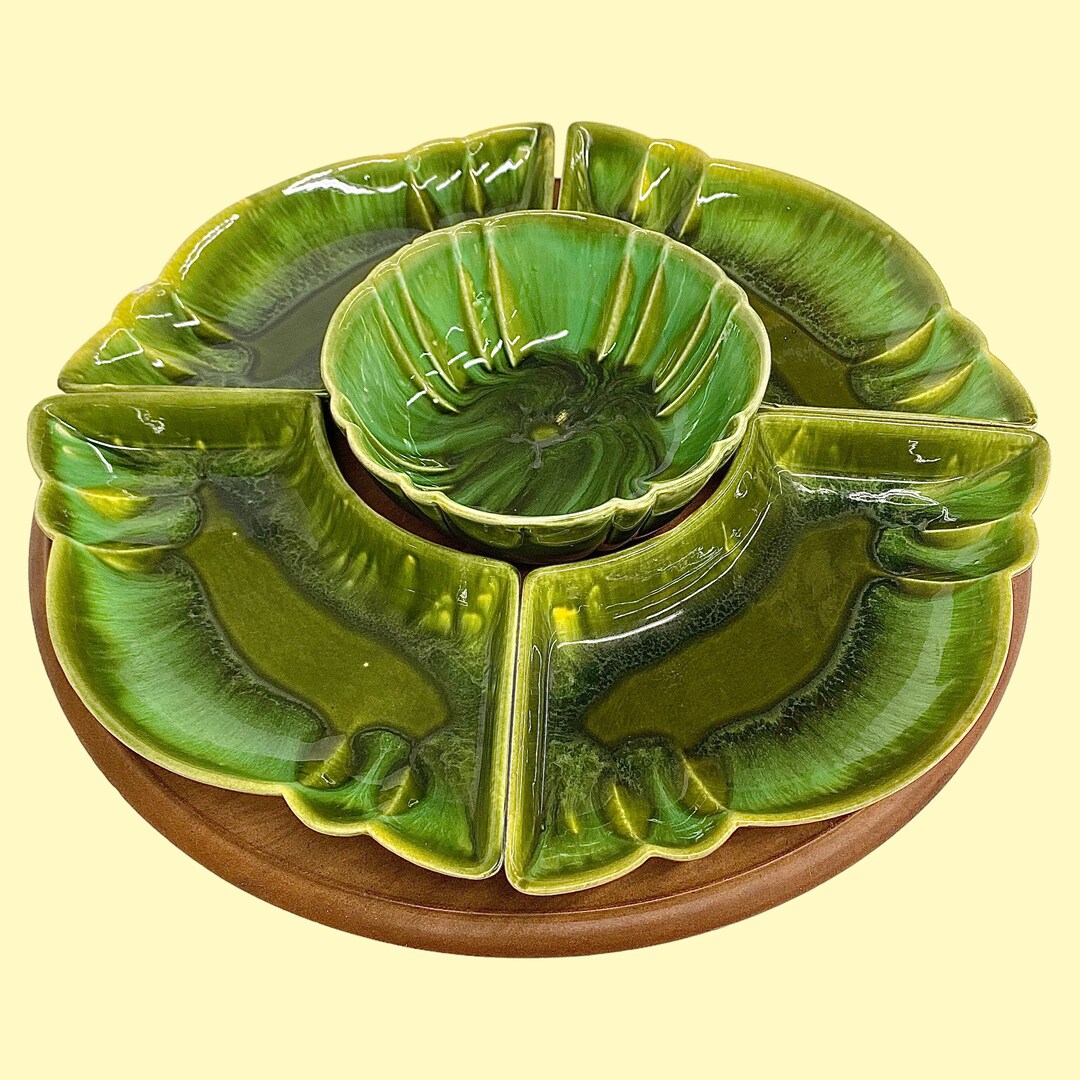 Vintage Lazy Susan Retro 1960s Mid Century Modern Deforest of ...