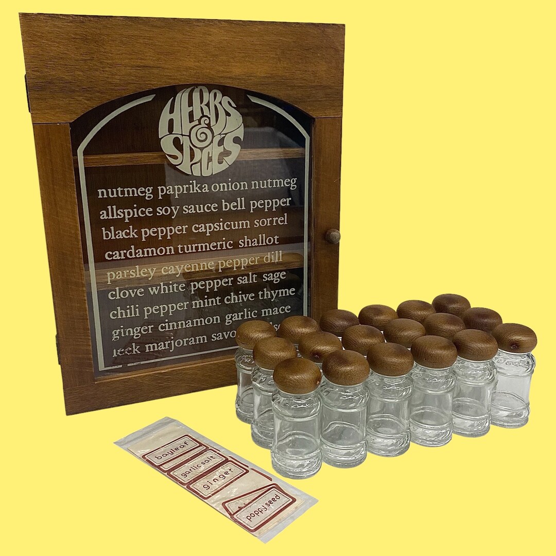 Vintage Gailstyn Sutton Spice Cabinet Retro 1970s Mid Century Modern ...