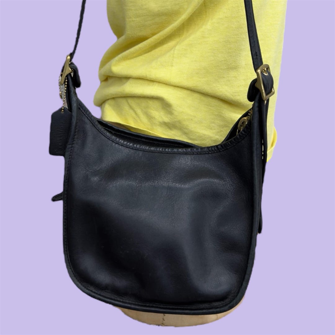 Vintage Coach Crossbody Bag Retro 1990s Janice Legacy + Genuine Leather ...