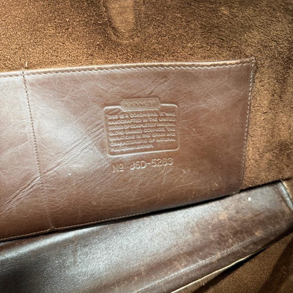 Vintage Coach Harrison Briefcase Retro 1990s Preppy +… - Gem