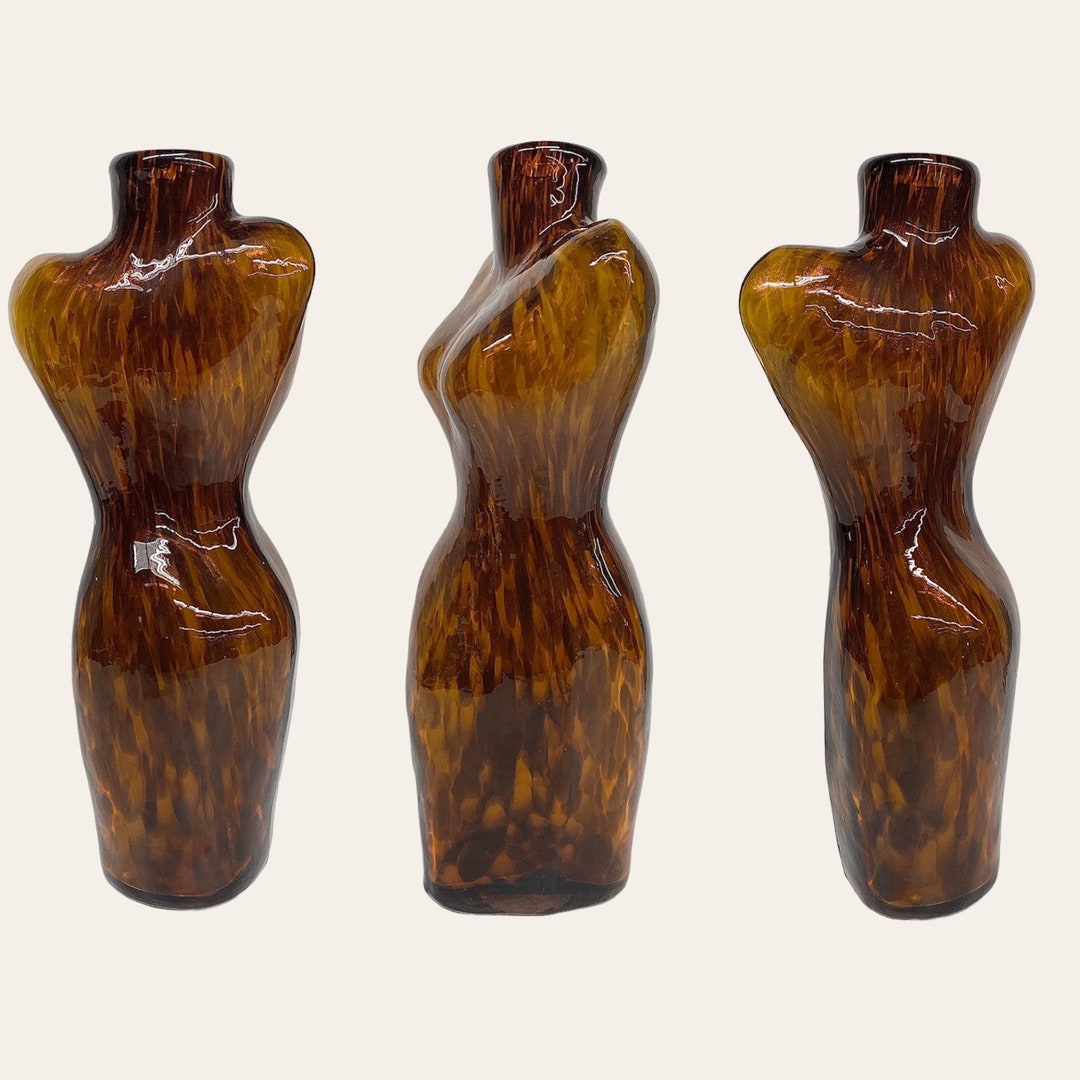 Vintage Murano Torso Vase Retro 1980s Post Modern + Italian + Art Glass ...