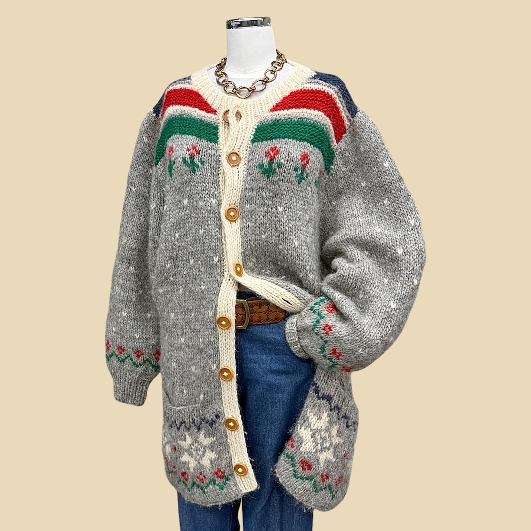 Vintage Susan Bristol Sweaters Cardigan 1980s Retro Womens Size Large ...