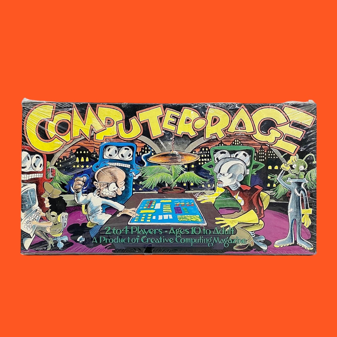 Vintage Computer Rage Board Game Retro 1970s Deadstock/never Opened ...