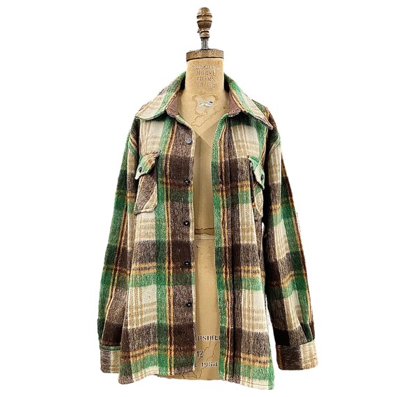 Vintage CPO Montgomery Ward Shacket 1970s Retro Size … - Gem