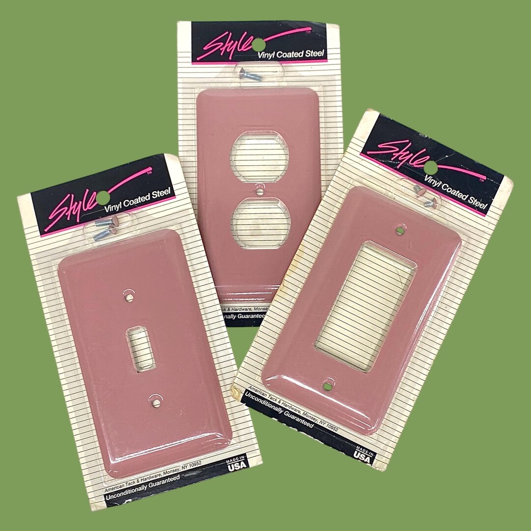 Vintage Outlet Covers Retro 1990s Contemporary + Deadstock/un-opened ...