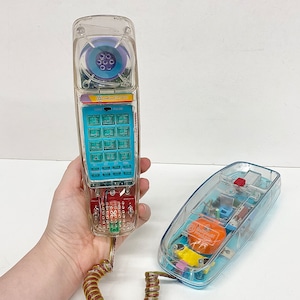 Vintage Clear Plastic Telephone Retro 1990s Contemporary Bell South ...