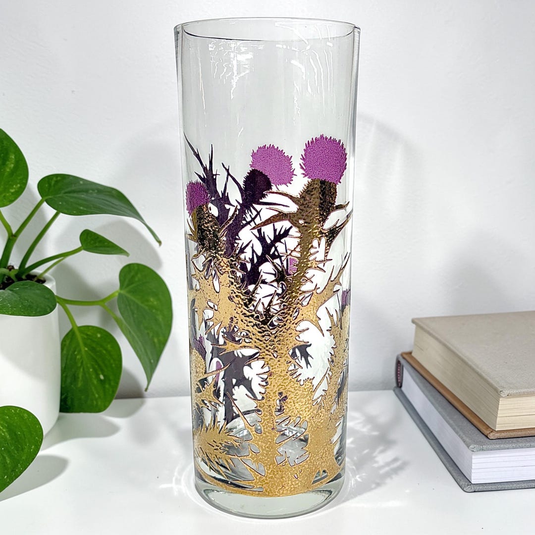 Vintage Gregory Duncan Vase Retro 1950s Mid Century Modern + Purple ...