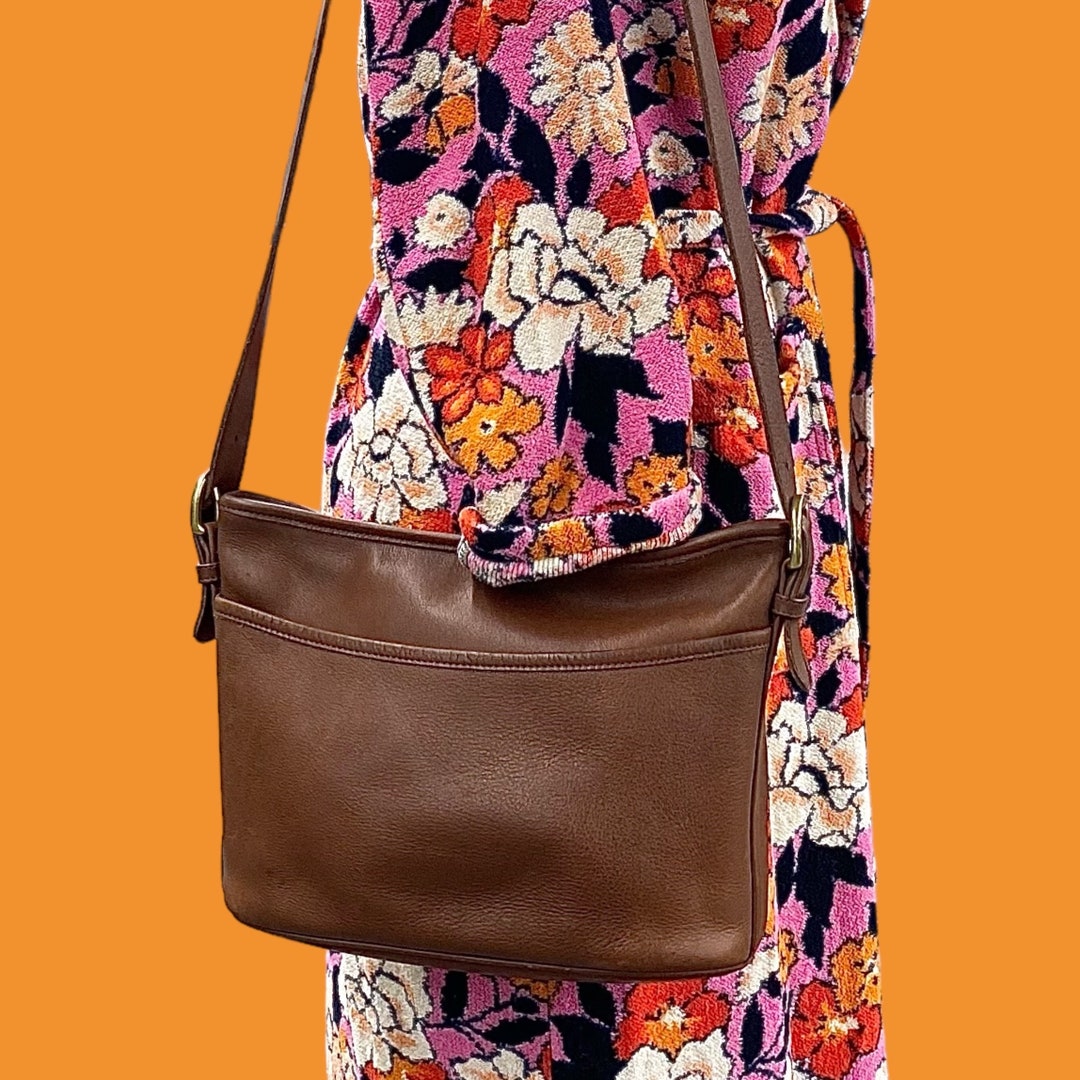 Vintage Coach Worth Bag Retro 1990s Preppy + 4143 + Brown + Genuine ...