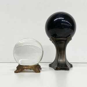 Vintage Crystal Ball Set Retro 1980s Great City Traders - Etsy